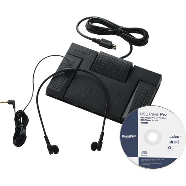 Olympus AS-5000 Digital Transcription Kit New -Premicom-Ltd